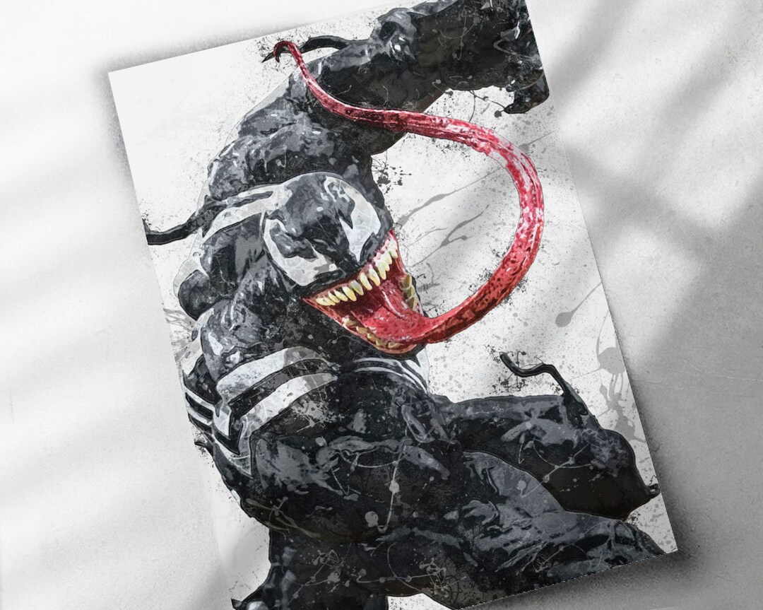 Venom Poster, Canvas Wrap, or Framed Canvas Print - Kids Room, Man Cave ...