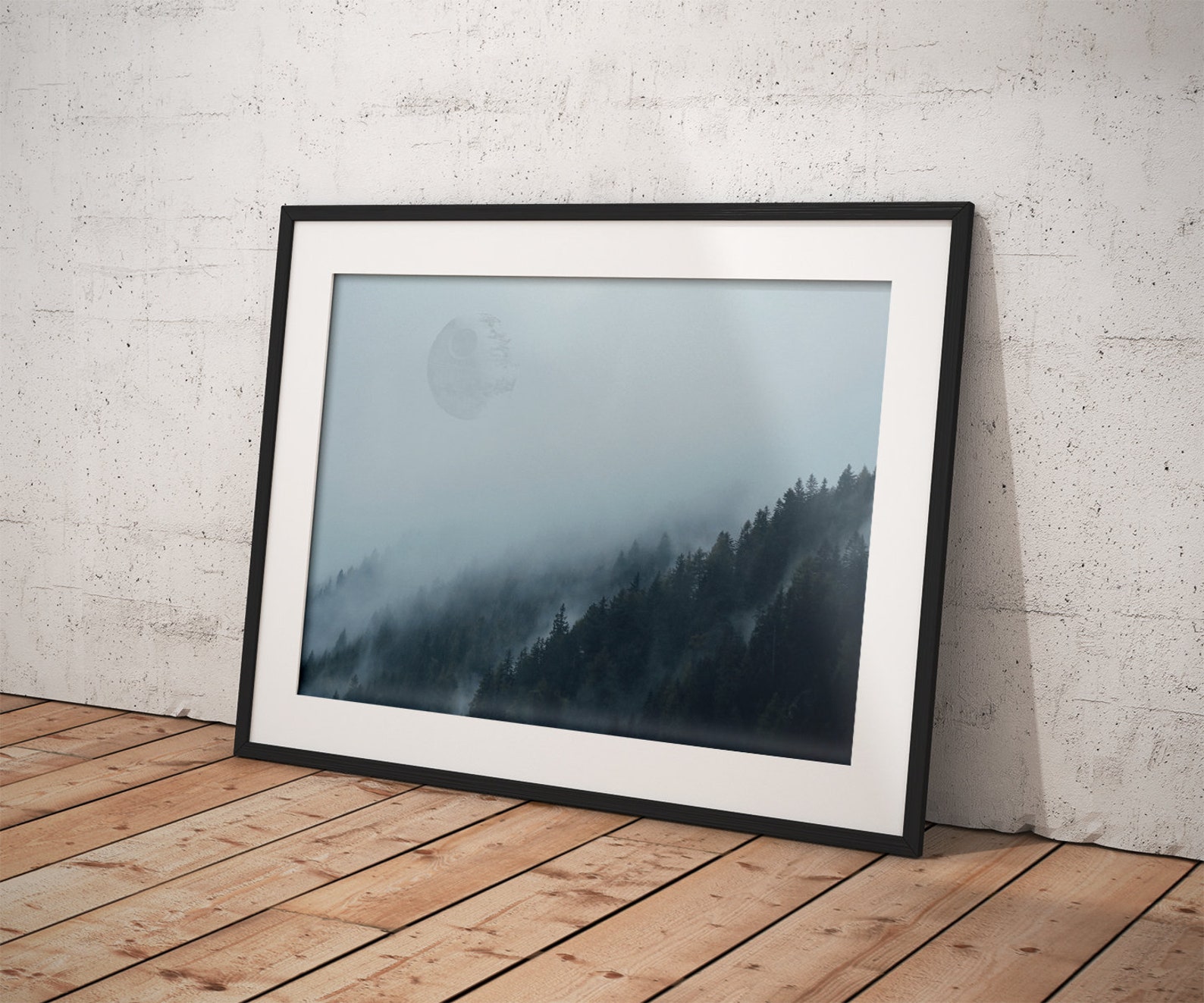 Endor Star Wars Art, Star Wars Poster, Wall Art, Return of the Jedi ...