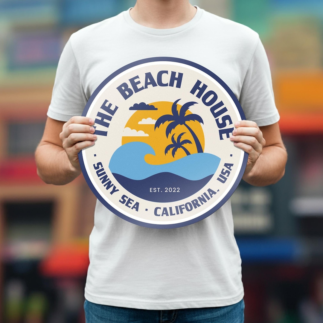 Custom Round Sign, Weatherproof PVC or Metal Sign, Personalized Round ...