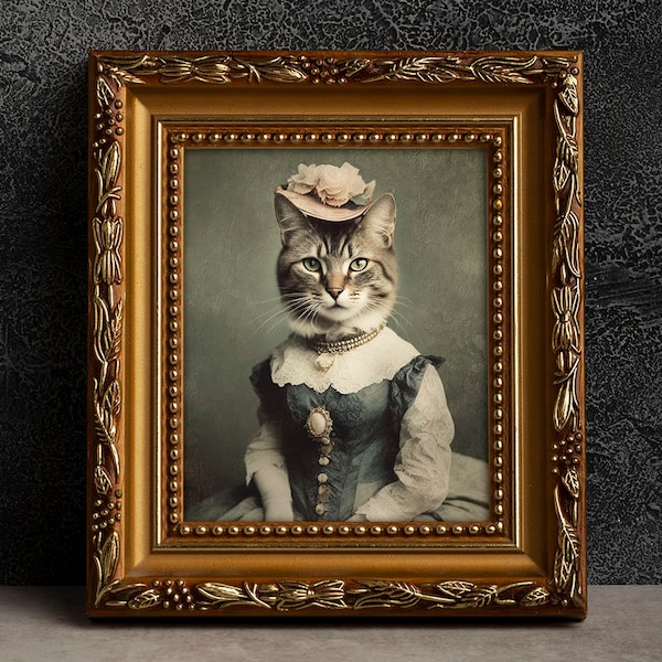 Victorian Cat - Etsy