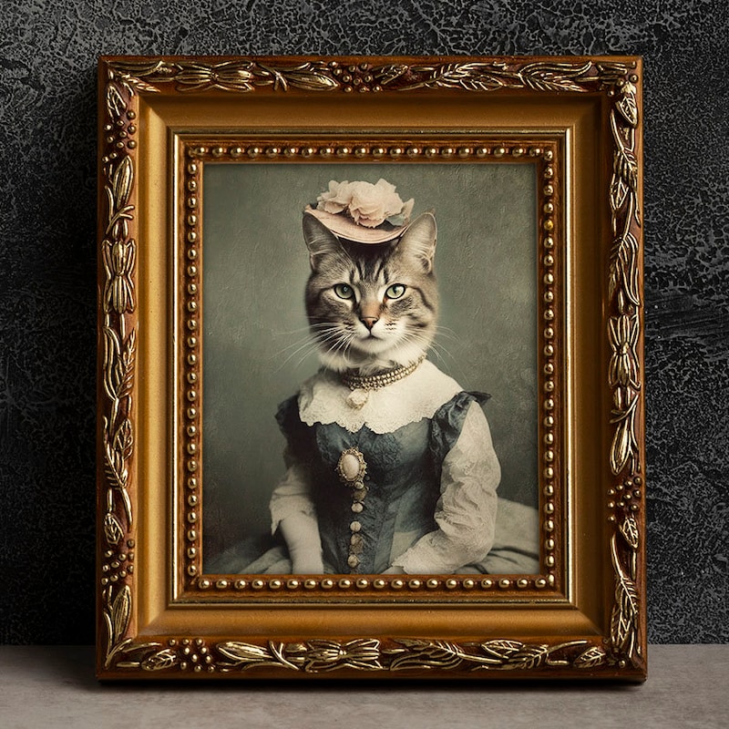 Victorian Cat - Etsy