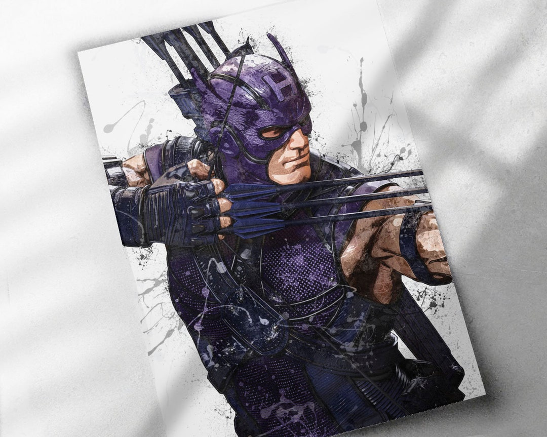 Hawkeye Poster, Canvas Wrap, or Framed Canvas Print - Kids Room, Man ...