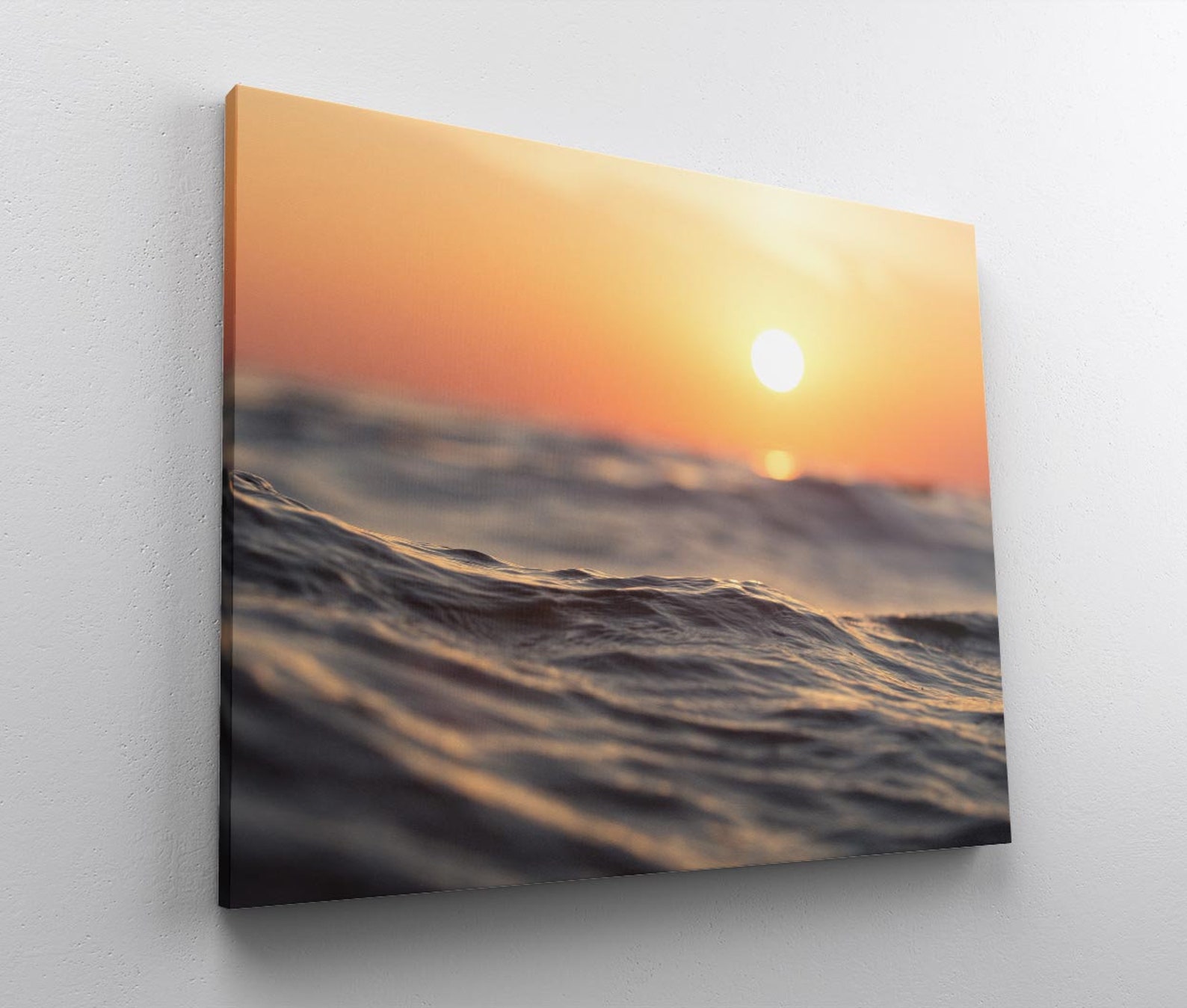 Large Canvas Art Print Sunrise Sunset Water Ocean Beautiful - Etsy
