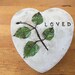 10 In. Solid Concrete Heart Stepping Stone - Etsy