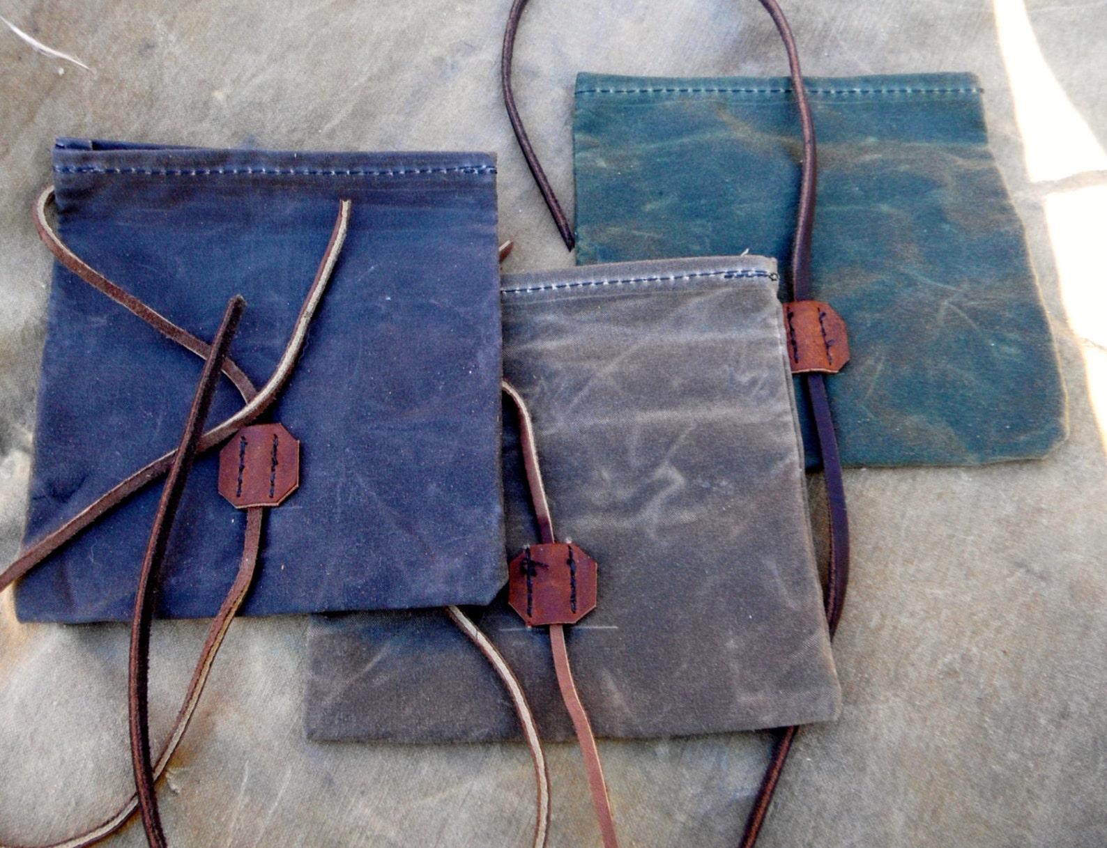 Brown Dog Pouch and Bag Waxed Canvas Roll Top Pouch: Organize - Etsy