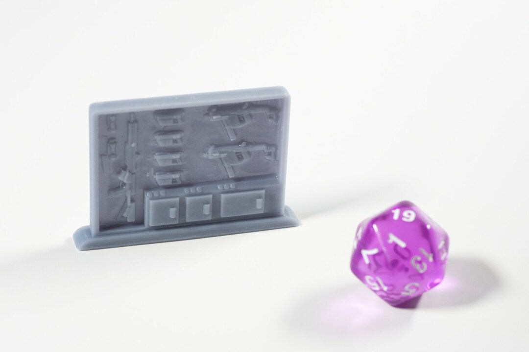 Cyberpunk Gun Rack 28mm Tabletop Role Playing Miniature - Etsy