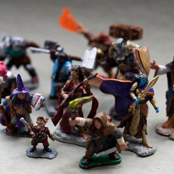 Dungeons and Dragons Miniatures Painted - Etsy
