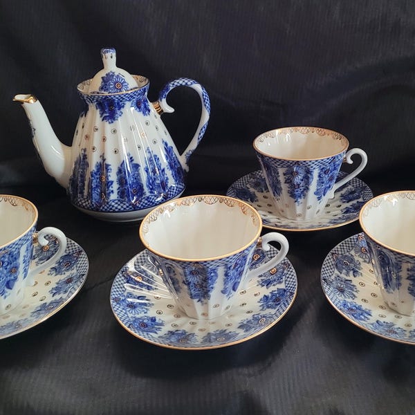 Lomonosov Tea Set - Etsy
