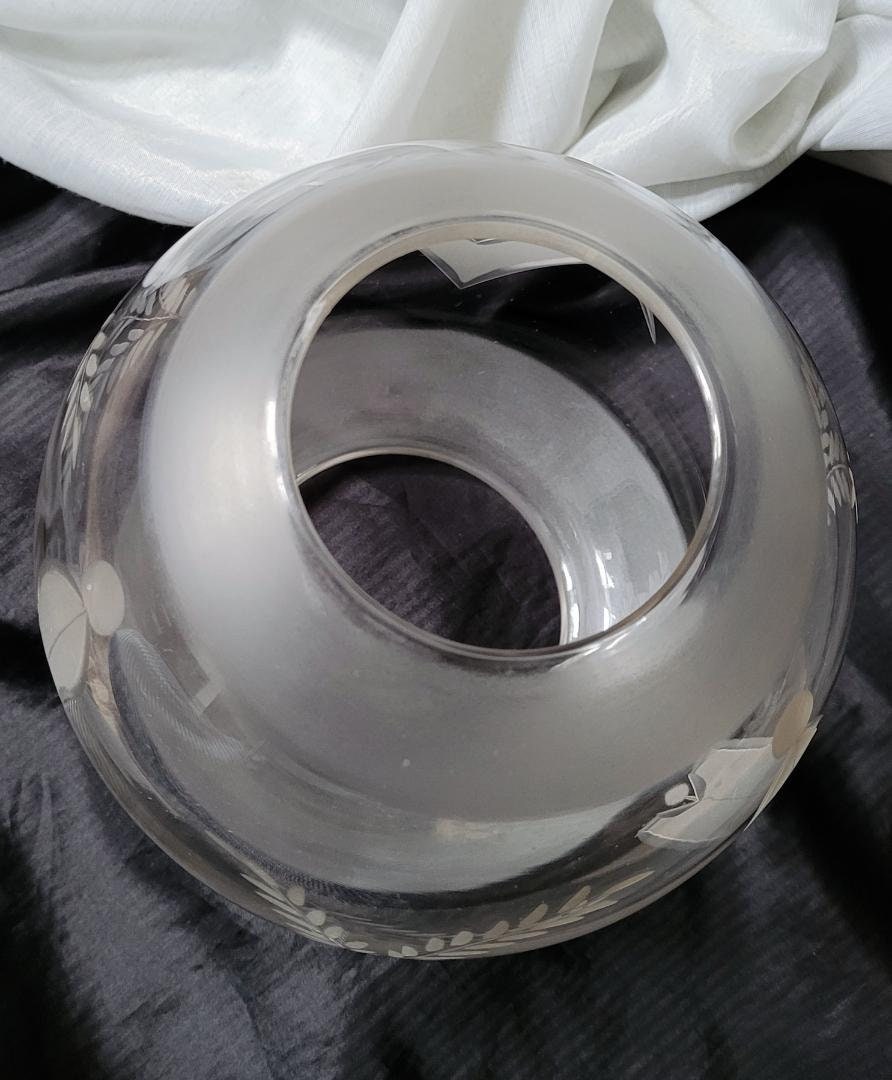 Rare Antique Masonic Cut Glass Globe Lamp Light Shade - Etsy