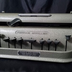 Perkins Brailler Machine Instruction Manuals Dust Cover Accessories ...