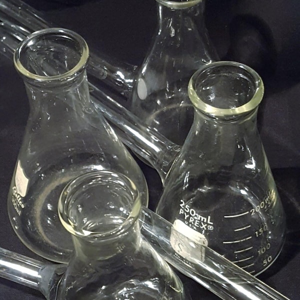Pyrex Lab Glass Cylinder - Etsy