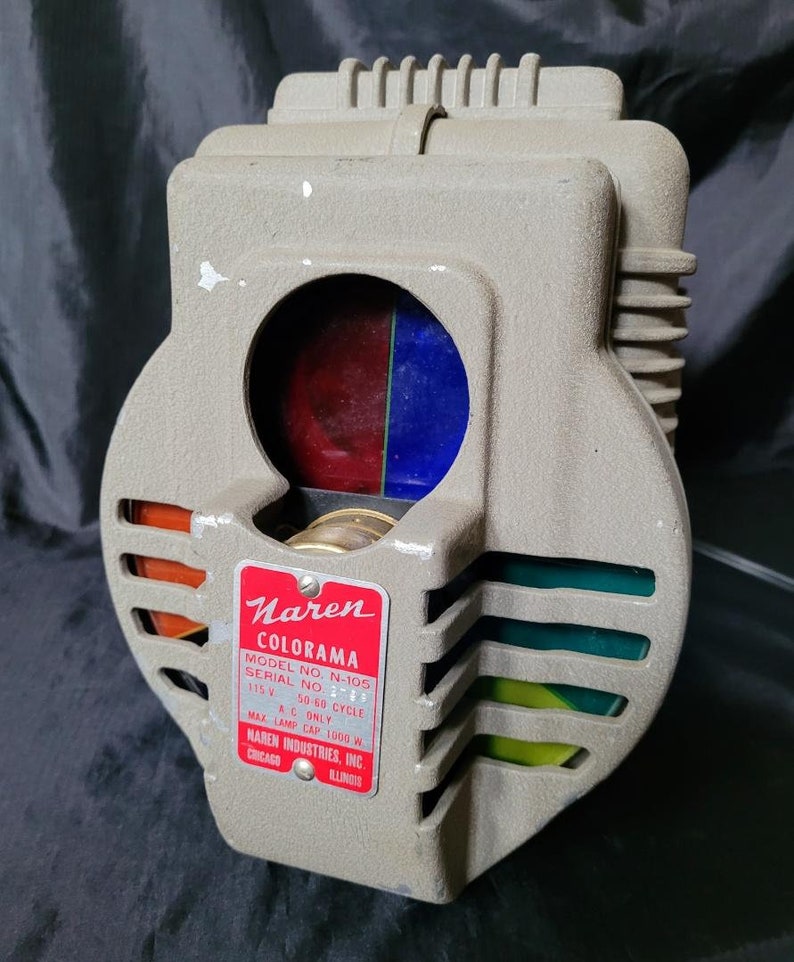 Rare Naren Colorama Rotating Color Wheel Projector Christmas Tree ...