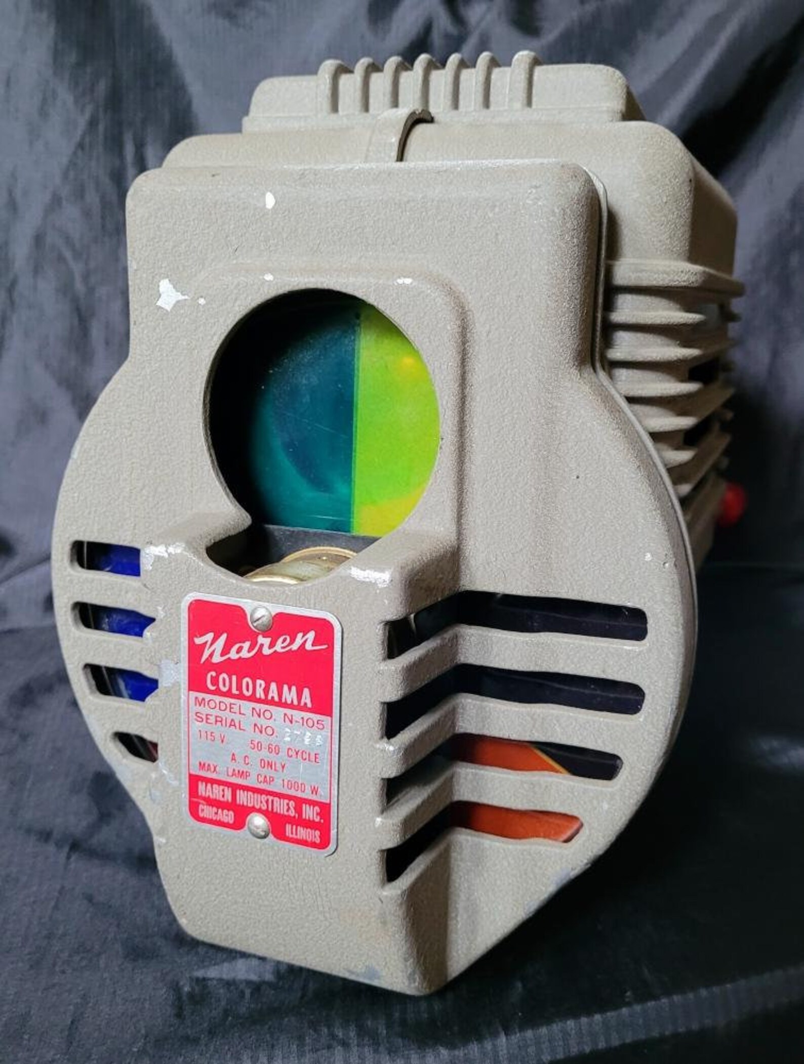 Rare Naren Colorama Rotating Color Wheel Projector Christmas Tree ...