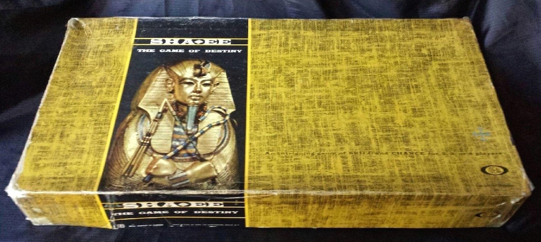 1963 Sha-ee the Game of Destiny Board Game Complete Boxed Set Egyptian ...