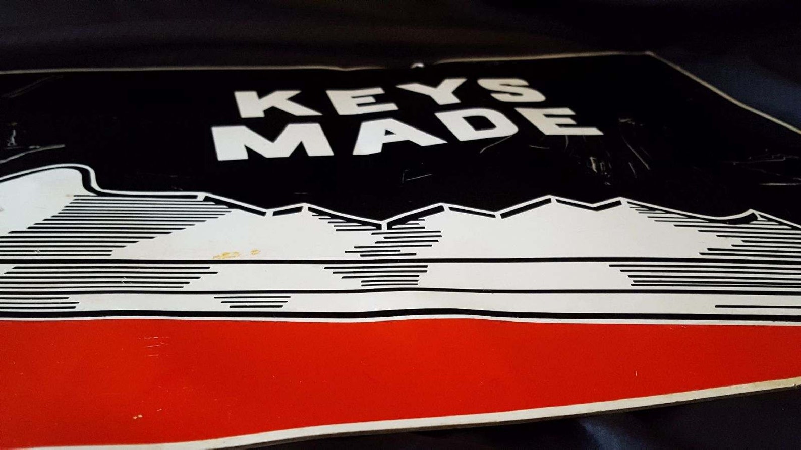 Rare Taylor Lock Co Keys Made Double-Sided Advertising Sign | Etsy