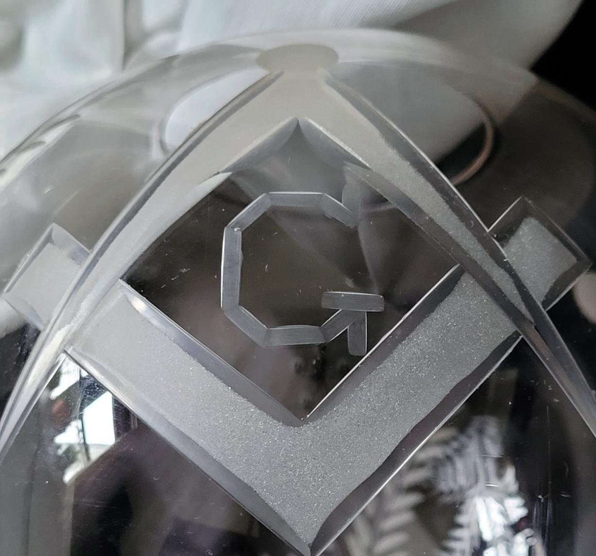 Rare Antique Masonic Cut Glass Globe Lamp Light Shade - Etsy