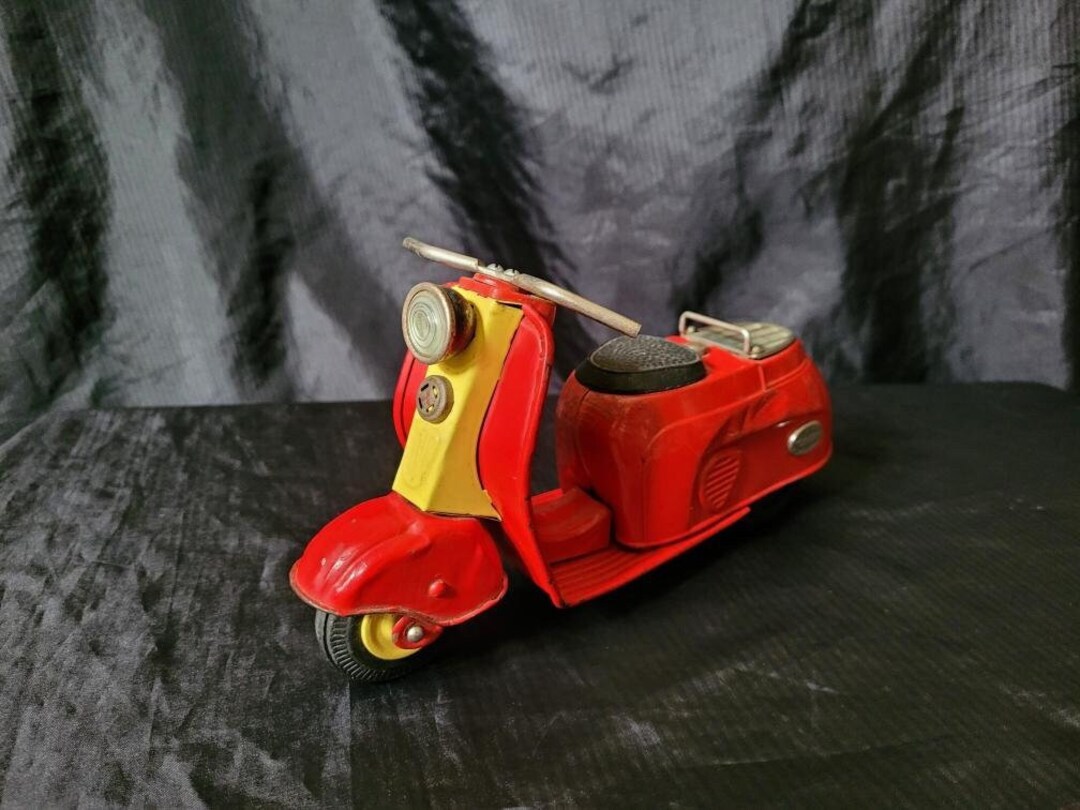 Bandai Mitsubishi Silver Pigeon Scooter Friction Toy Kids Japanese Tin Litho Collectible - Etsy
