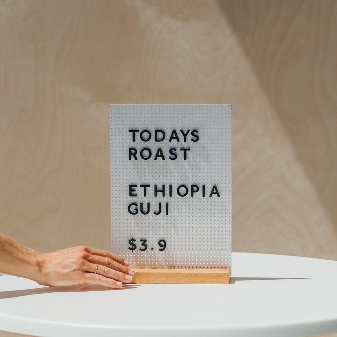 Small Specials Menu Board With Wooden Base - Etsy