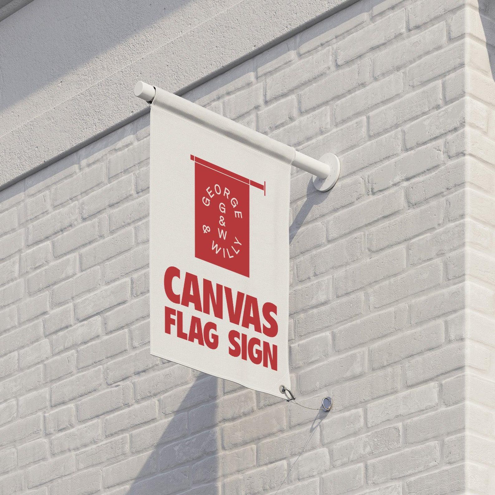 Canvas Flag Sign - Etsy