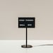 Standing Counter Signs - Set of 12 - Etsy