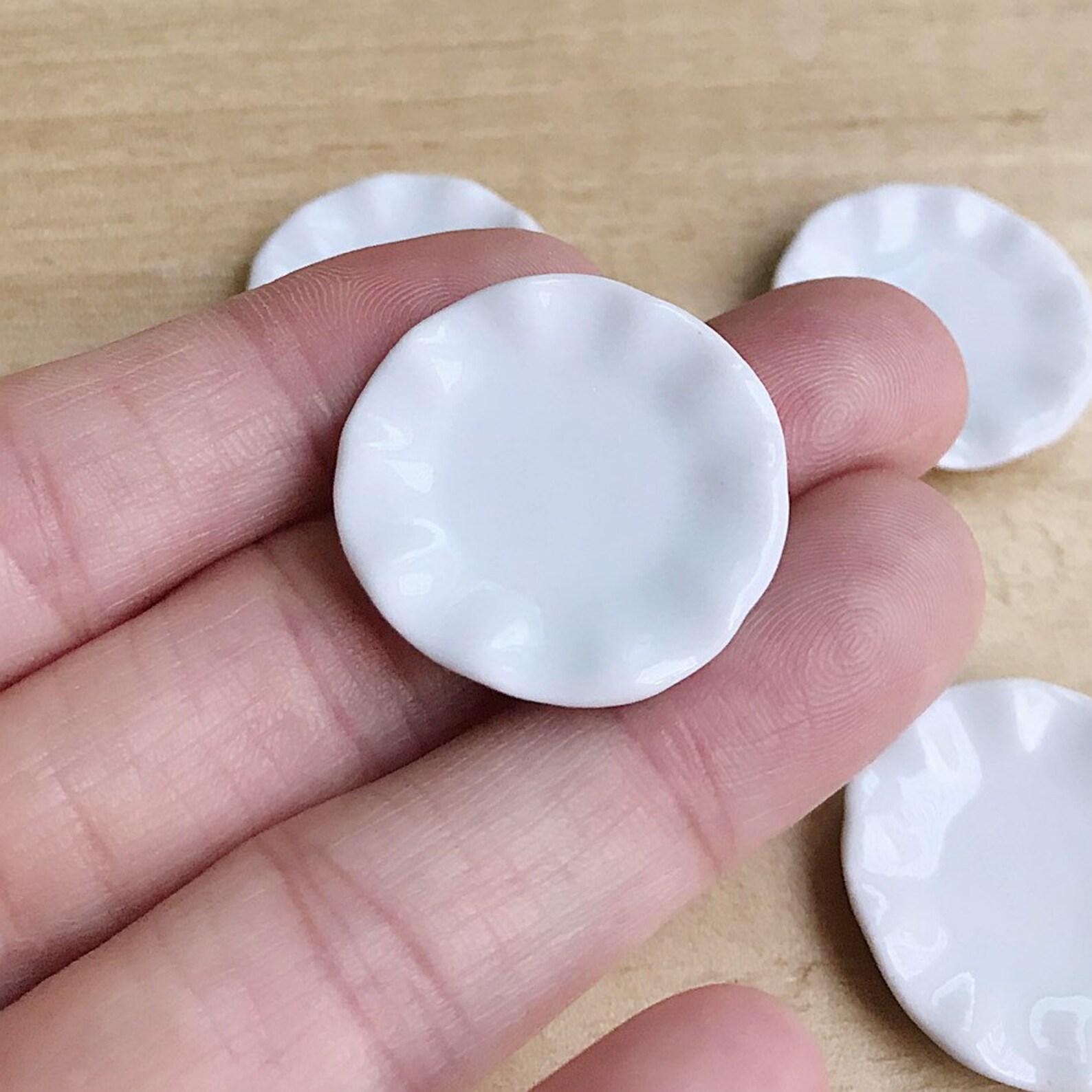 Miniature Plate5 Ceramic Plate Miniatureminiature Food - Etsy