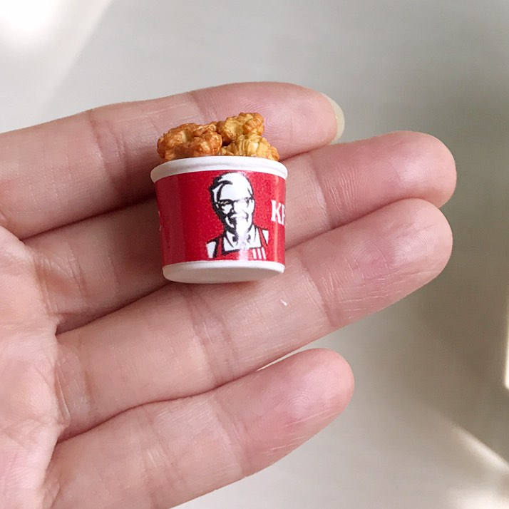 Miniature Fried Chicken in the Bucketminiature - Etsy Australia