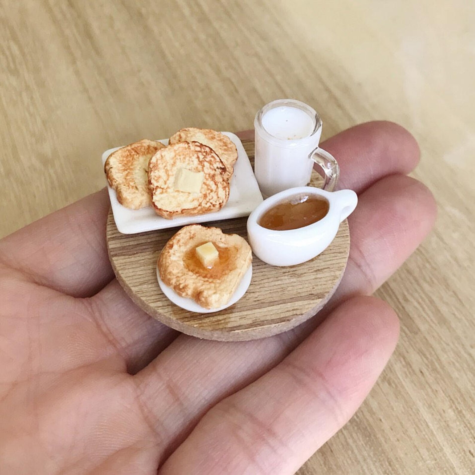 Miniature Bakery Set on the Trayminiature Toastminiature - Etsy