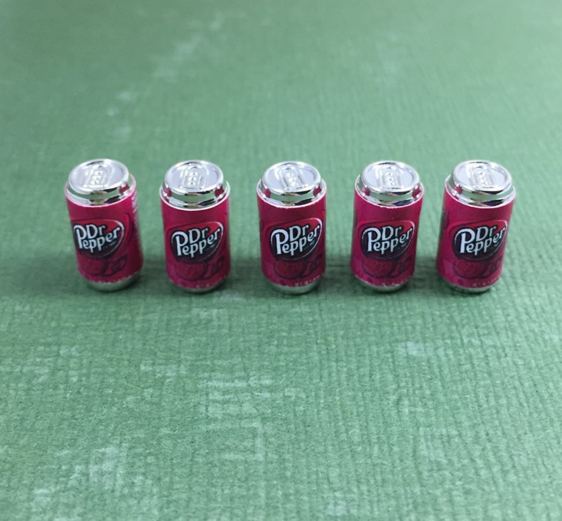 Miniature Cansminiature Dr.peppercan Miniature Coke - Etsy