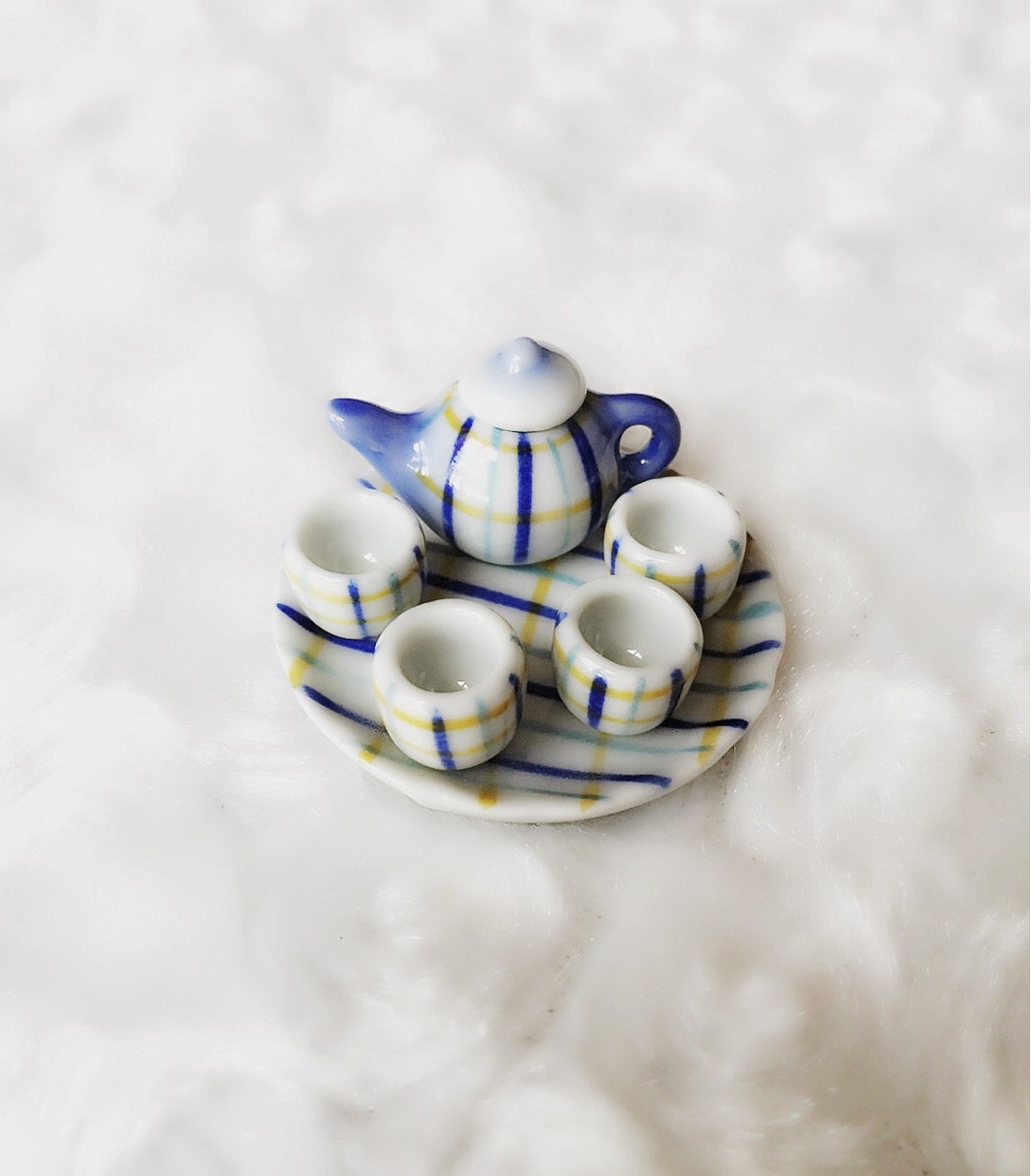 Miniature Tea Set,miniature Chinese Tea Set,miniature Drink,dolls House ...