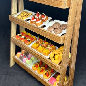 Miniature Wooden Stand With Bakery,miniature Bakery Display,miniature ...