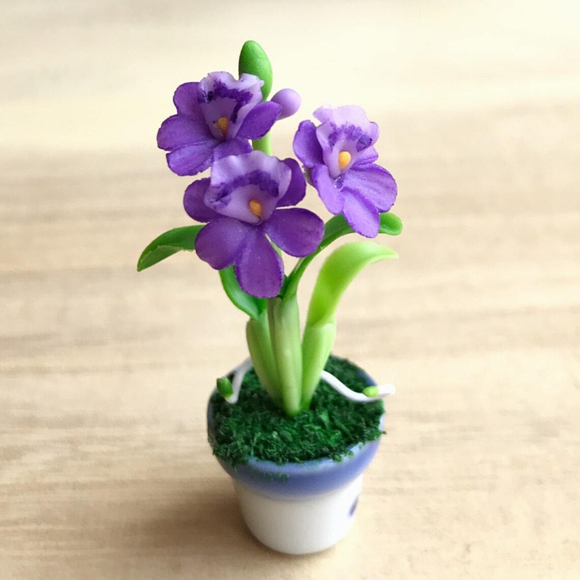 Miniature Flowerminiature Flower Potminiature - Etsy