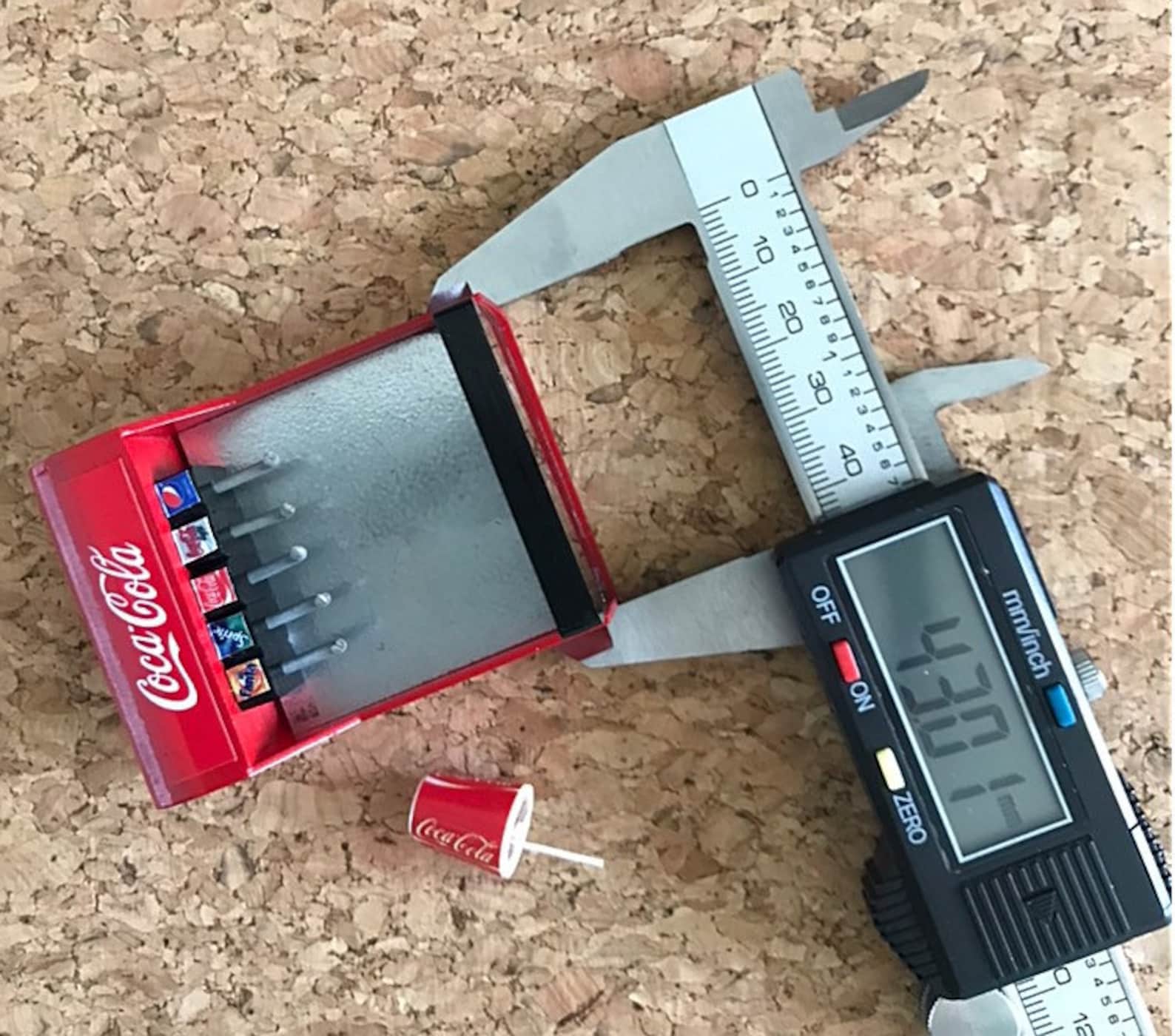 Miniature Coca Cola Machineminiature Coke Cupminiature | Etsy