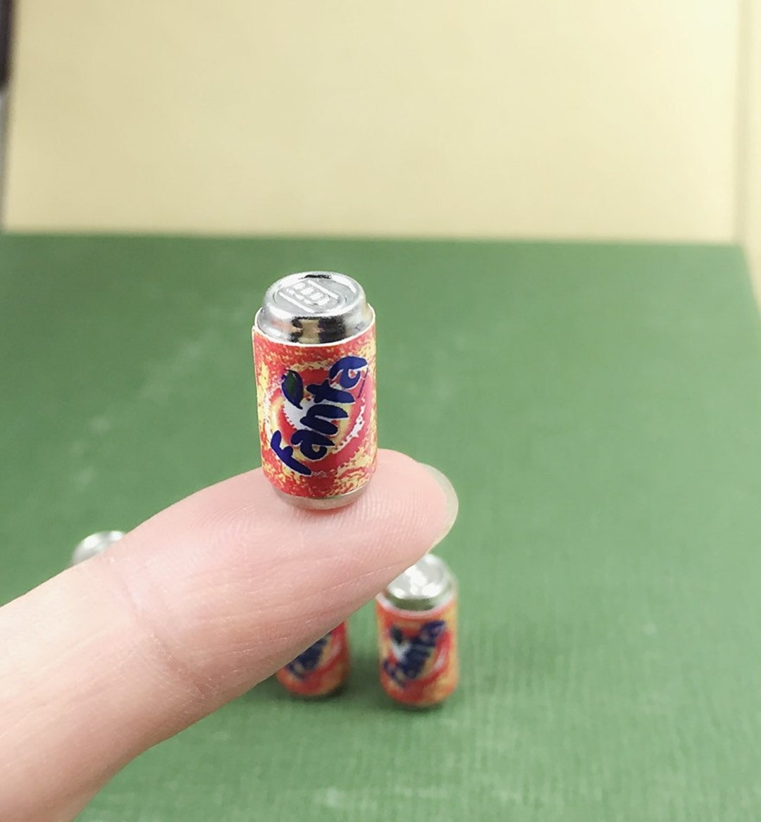 Miniature Fanta Can,miniature Cans, Dolls and Miniature,miniature ...