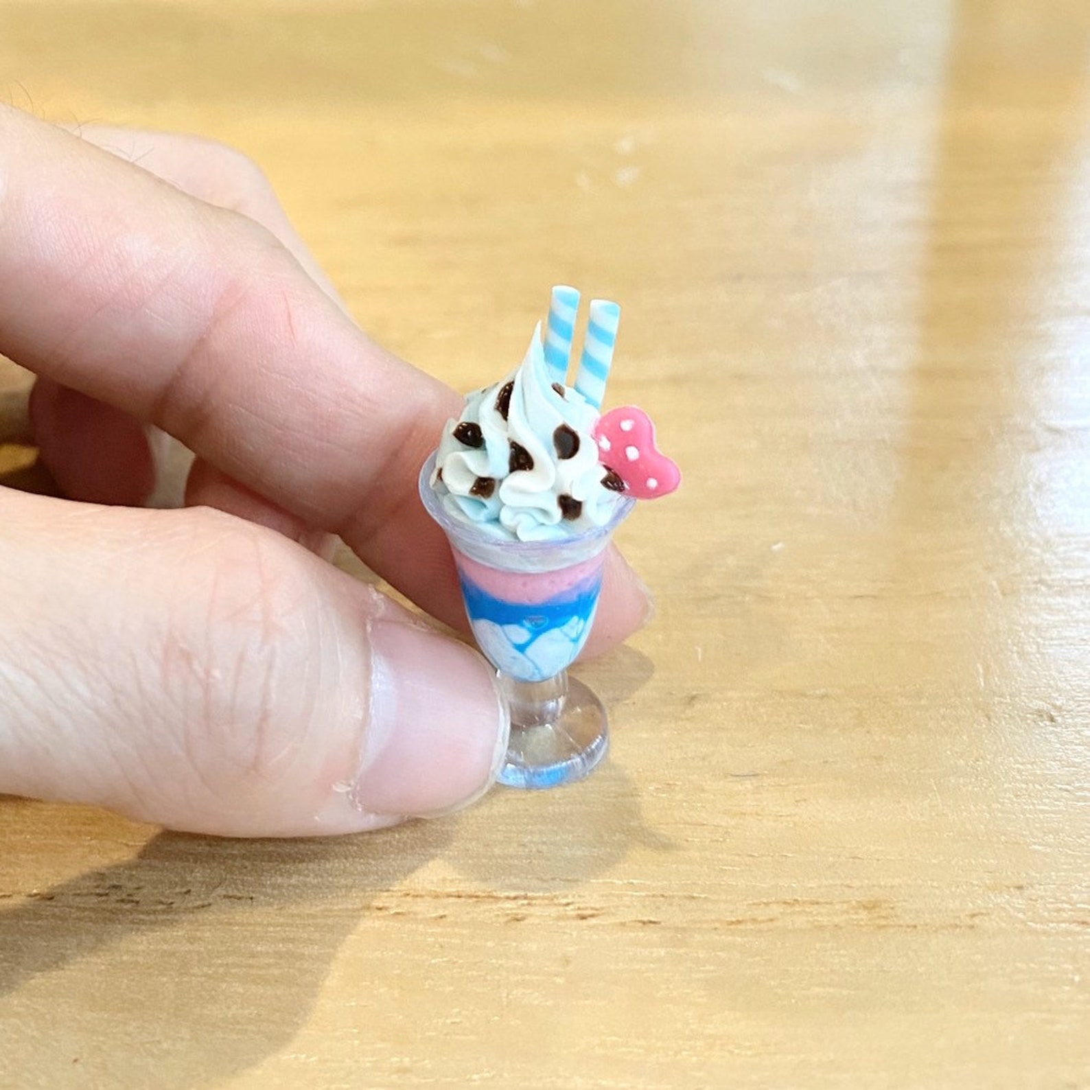 Miniature Ice Cream Miniature Sweetdollhouse Foodminiature - Etsy