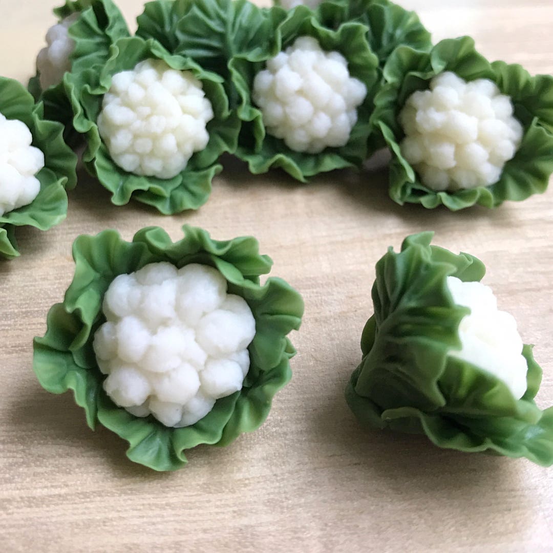 2/5/10pcs.miniature Cauliflower, Miniature Vegetable, Dollhouse ...