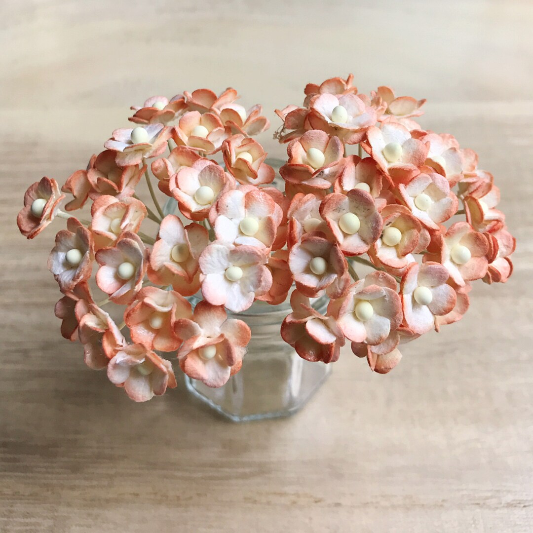 100 Pcs.10mm.miniature Mulberry Paper,miniature Paper Flower,mulberry ...