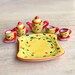 Miniature Tea Set,miniature Chinese Tea Set,miniature Flower,dollhouse ...