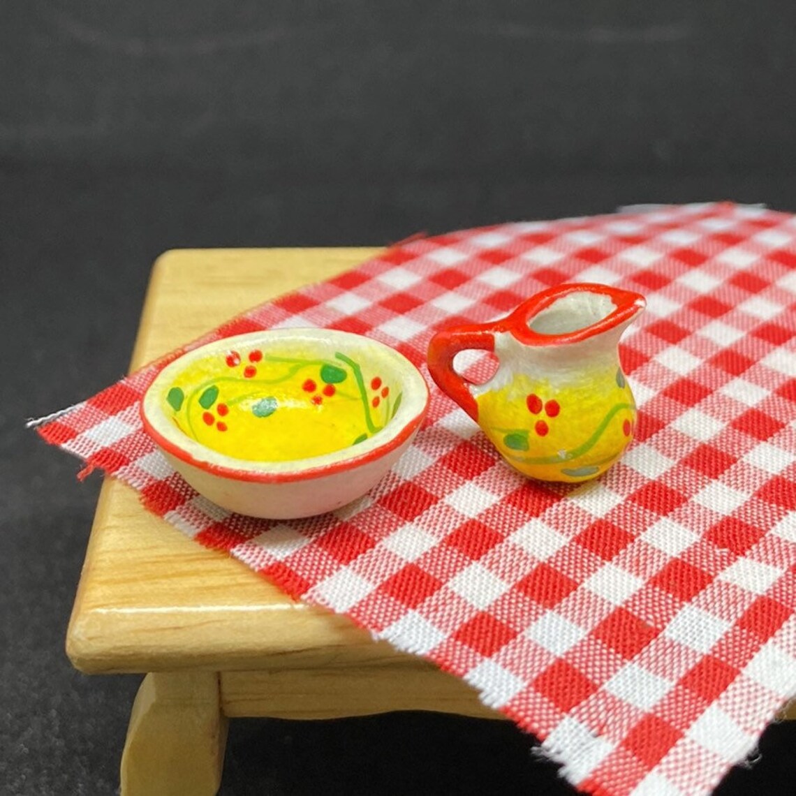 1:24 Miniature Pitcher and Bowlminiature Empty Pitchers and | Etsy