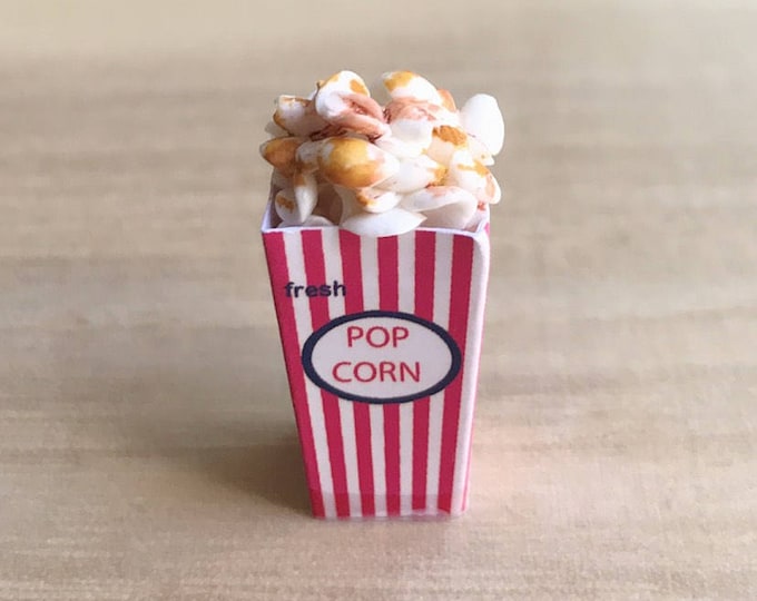 Miniature Popcorn Box,miniature Popcorn,miniature Paper Box,miniature ...
