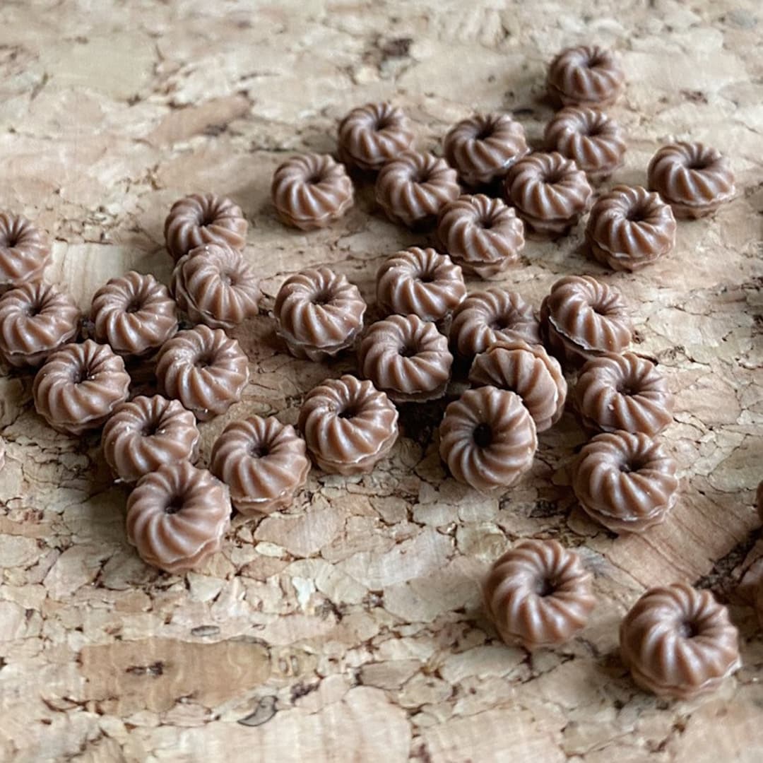 5mm.10,20 or 100 Pcs.miniature Chocolate Cookies,miniature Bakery ...