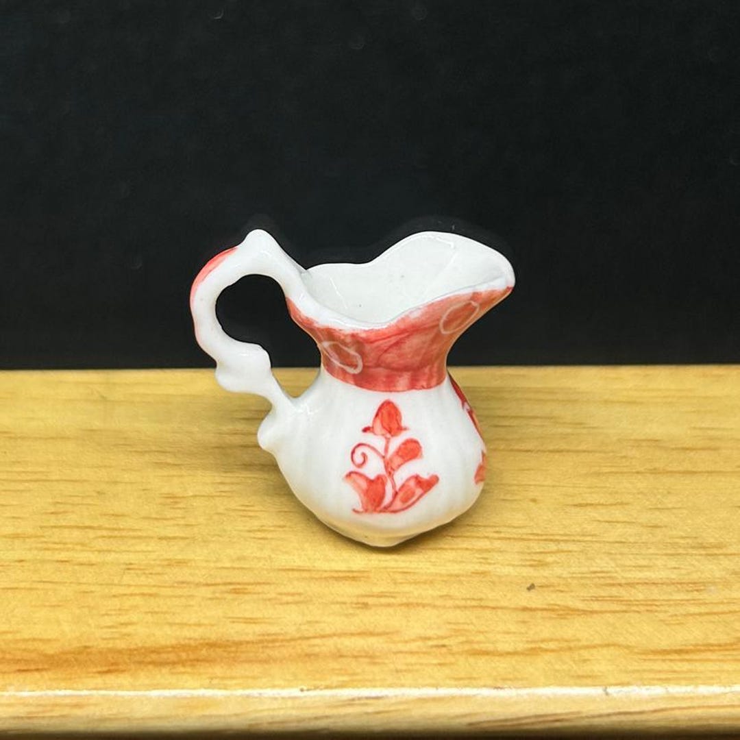 Miniature Pitcher and Bowl,miniature Empty Pitchers and Bowl,dollhouse ...
