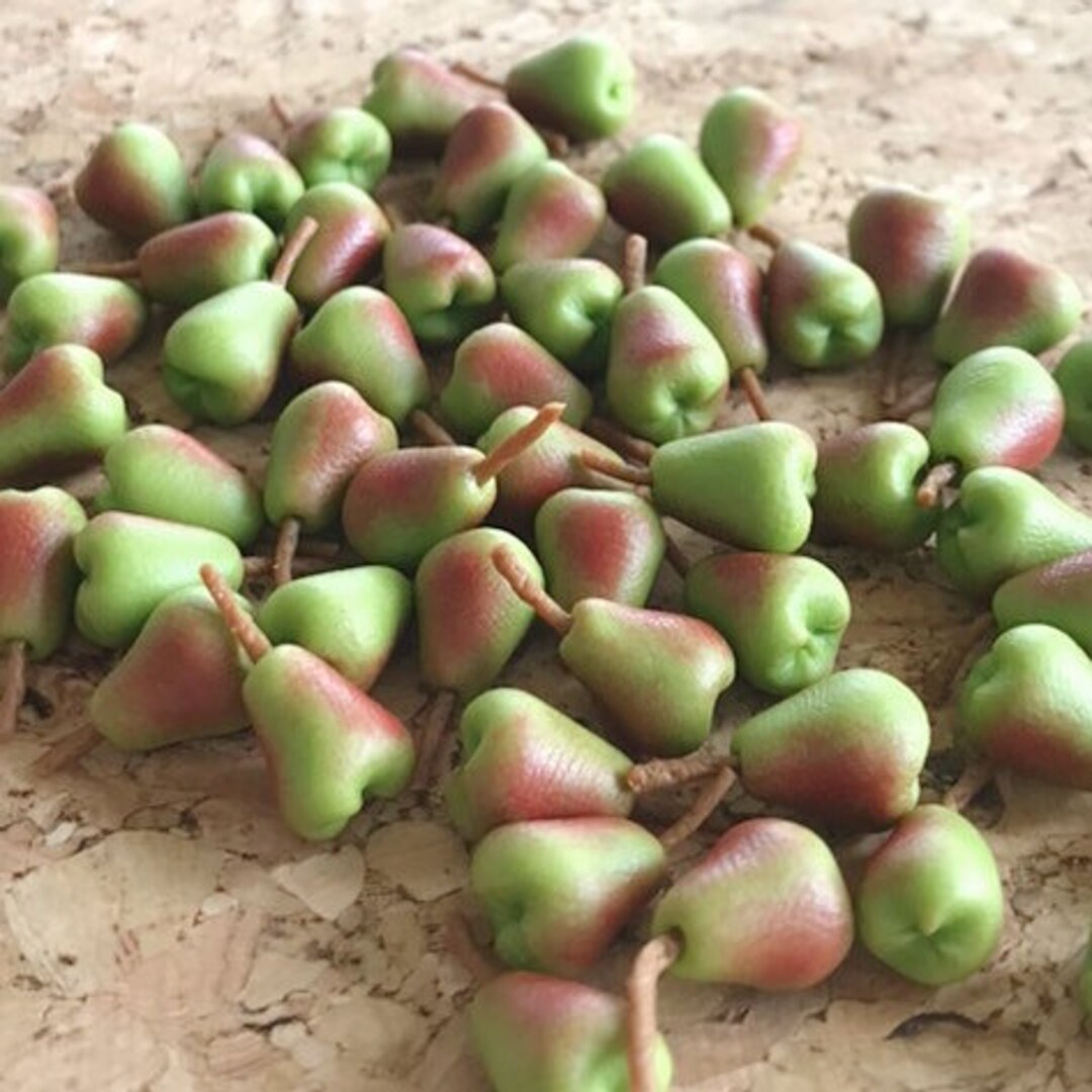 Miniature Pear Dollhouse Miniature Miniature Fruit Handmade - Etsy