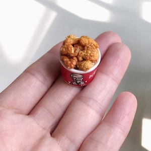 Miniature Fried Chicken in the Bucket,miniature Chicken,miniature Food ...