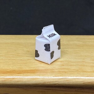 1 Box Miniature Milk Box,miniature Paper Box,miniature Box,miniature ...