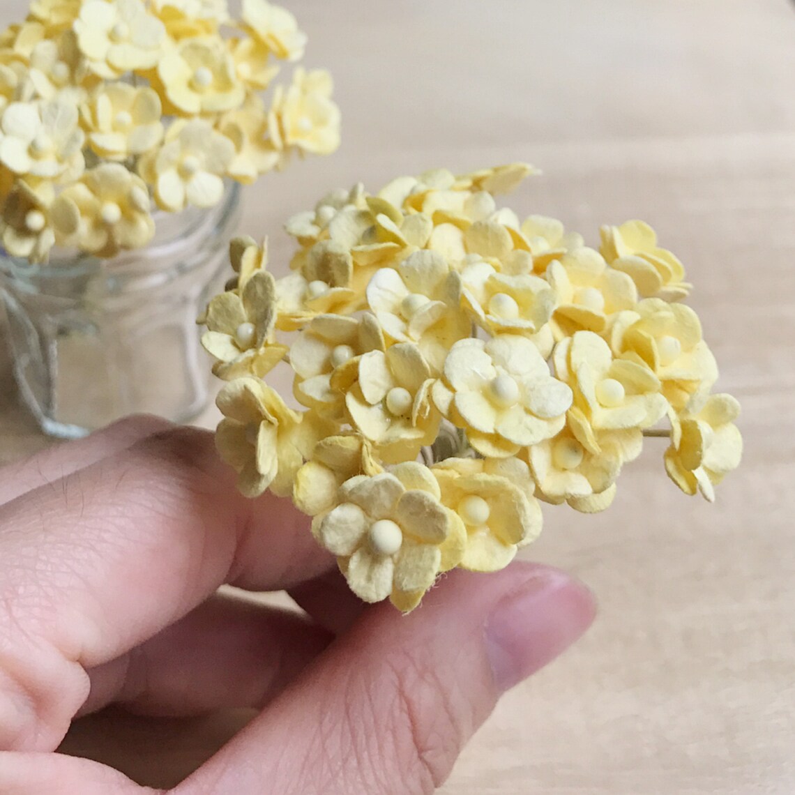 10mm.100 Pcs.miniature Mulberry Paper,miniature Paper Flower,mulberry ...