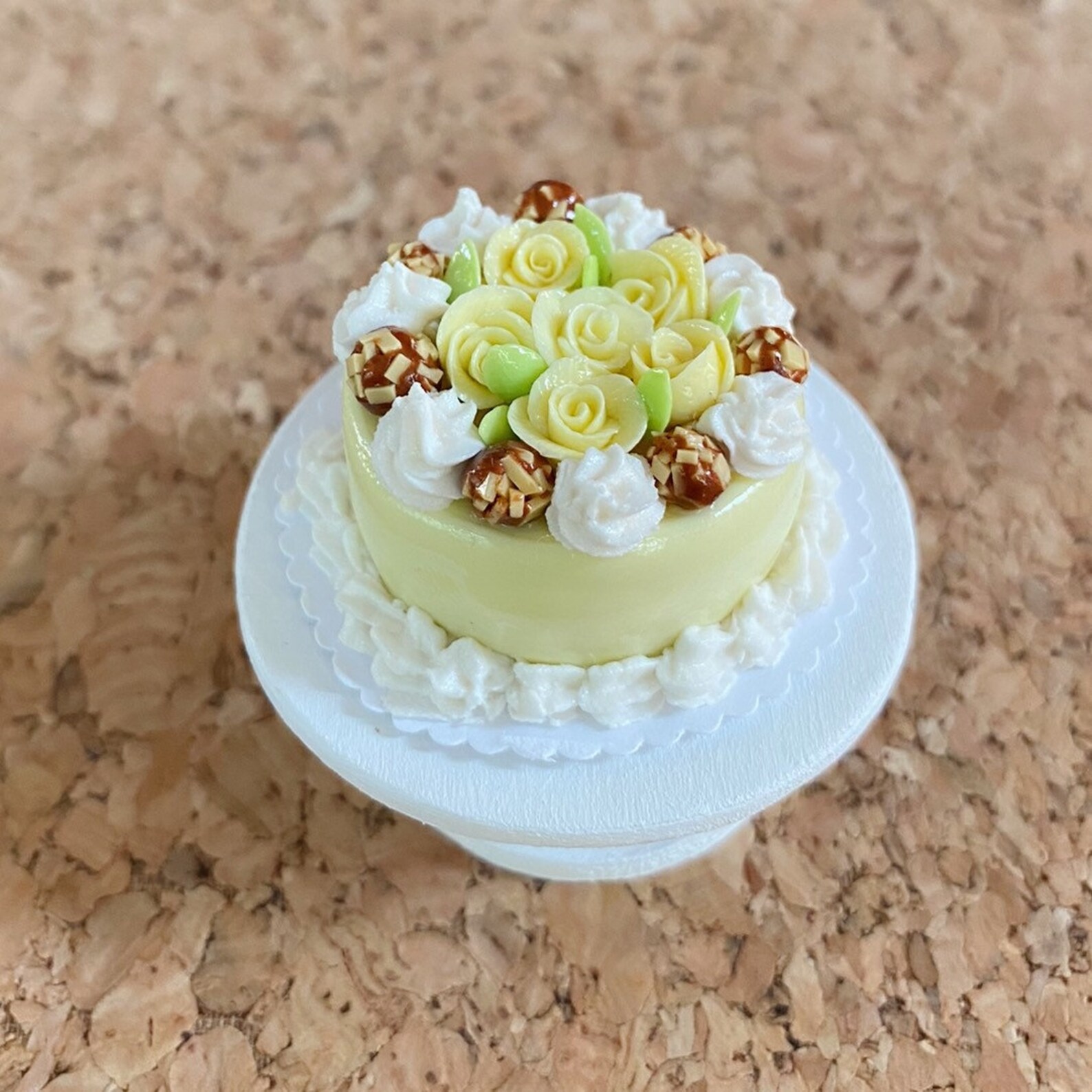 Miniature Rose Cakeminiature Cakes dollhouse - Etsy