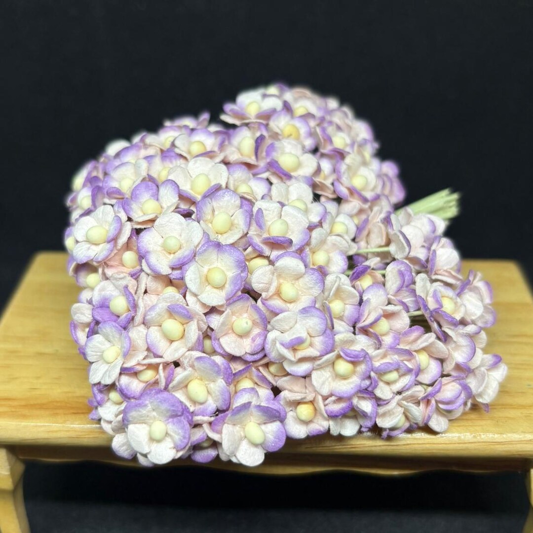 100 Pcs.10mm.miniature Mulberry Paper,miniature Paper Flower,mulberry ...