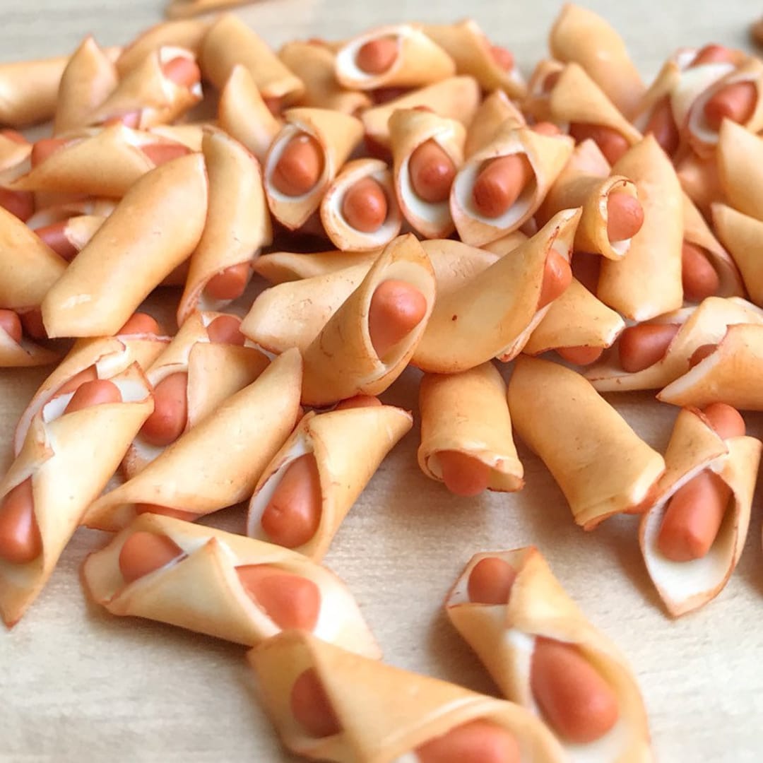 Miniature Bread With Hot Dog,miniature Food,miniature Bakery,miniature ...