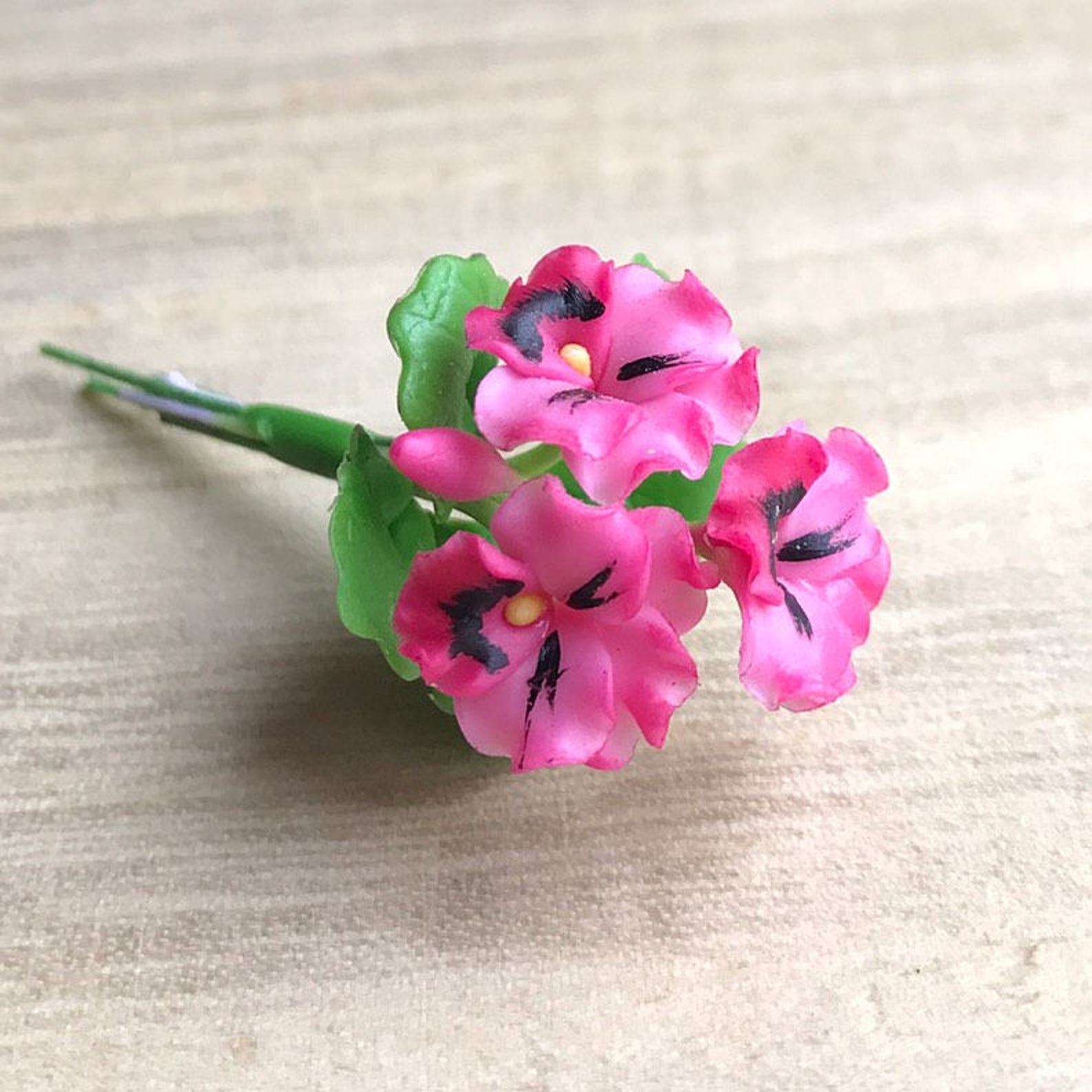 Miniature FlowerMiniature DIY FlowerDollhouse FlowerPink | Etsy