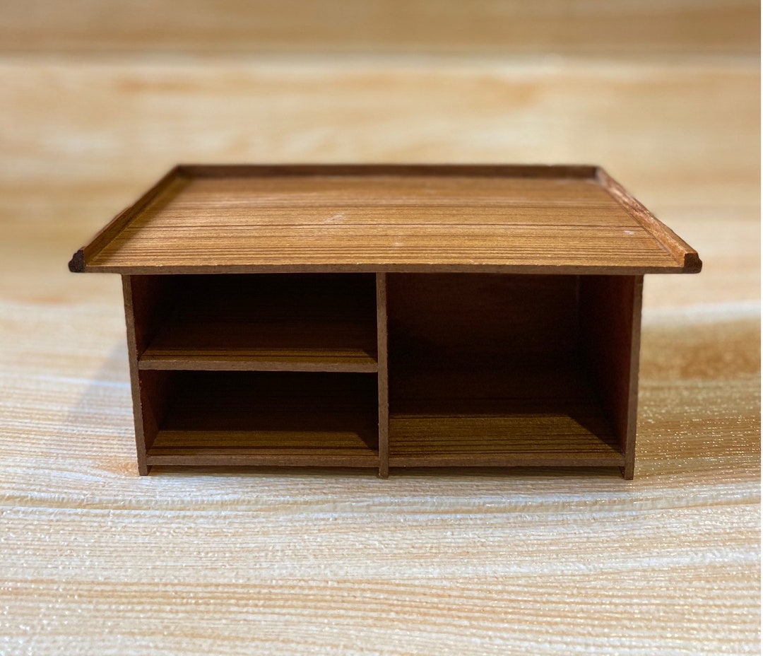 Miniature Wooden Stand for Decorate Fruit or Vegetables, Dollhouse ...